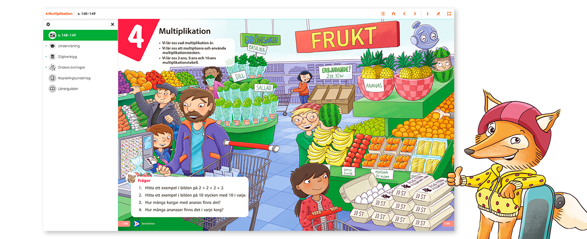 Milli matematik 2A Lärarpaket (Lärarguide + Lärarstöd+) | Sanoma Utbildning